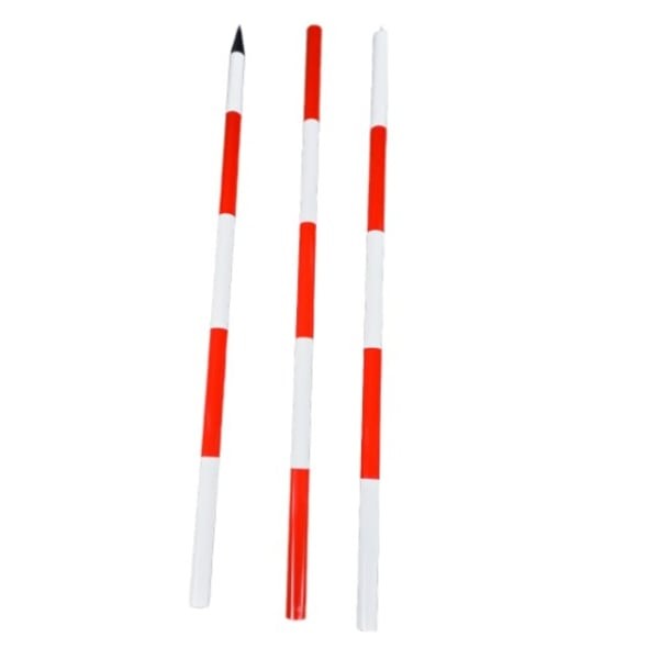 Range Pole For Surveying Marks - 3m X 3 Sections